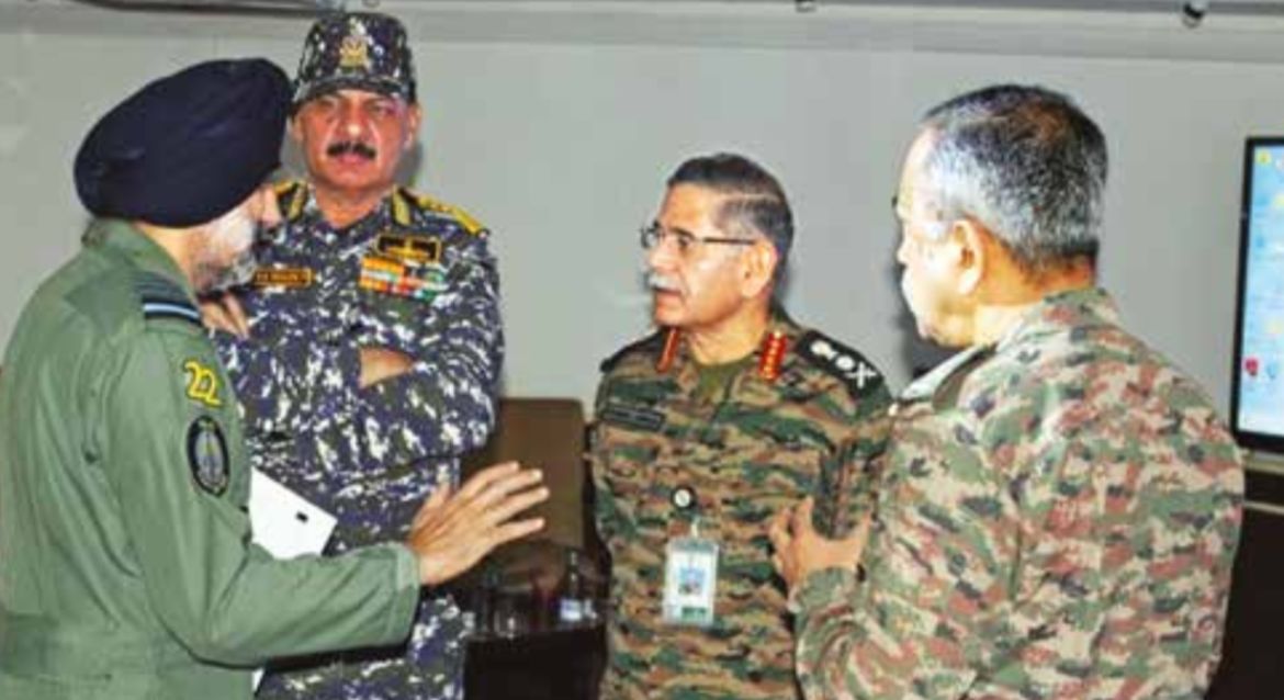 In Pictures: Indian Army, Air Force, Navy Chiefs Monitoring Operation ...