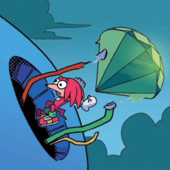 「Yawns GOODNIGHT!!!!」|Ghost !! 🌈☔️ ☾☀︎ The Sonknux Warriorのイラスト