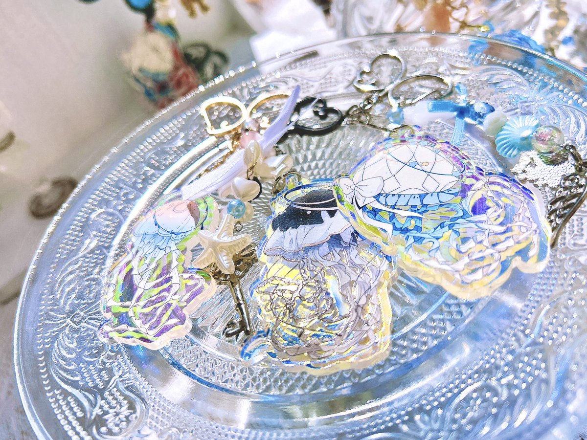 「ビーズキーホルダー#COMITIA152 #コミティア152 」|わぷるのイラスト