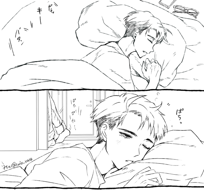 akkr🌸🌱wip。 スタジオ付近に🌸監督の部屋があって 終電逃し.. | らて。@ 10/19 さんのマンガ | ツイコミ(仮)