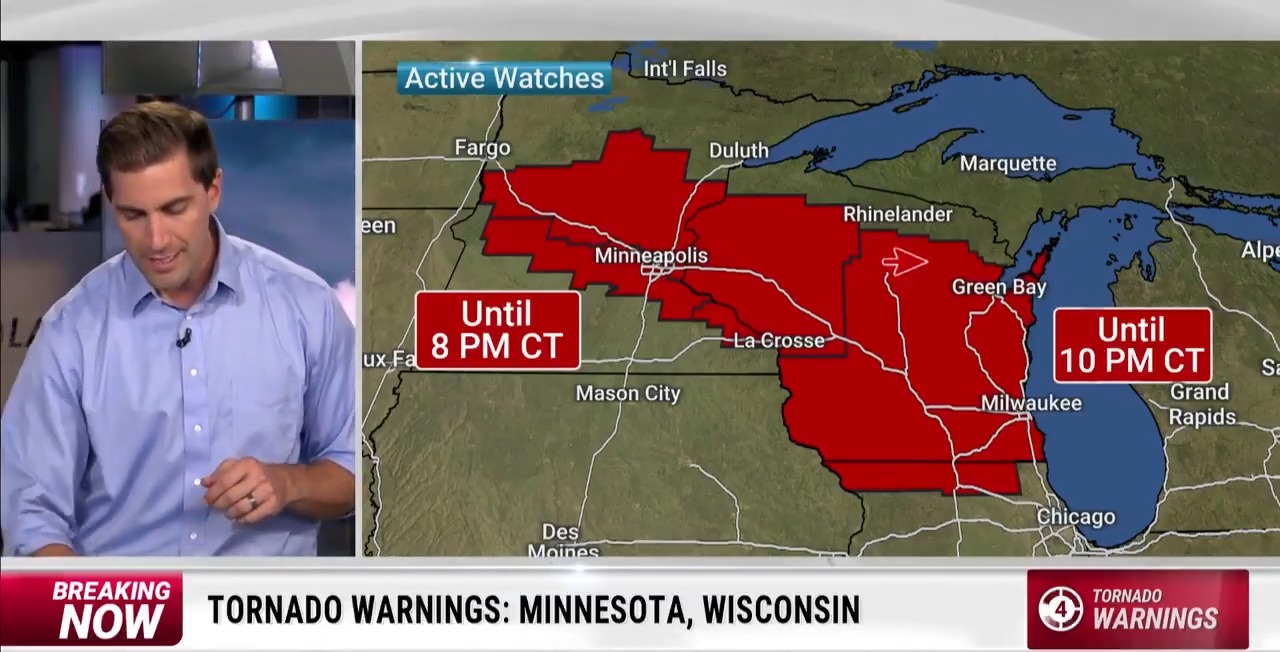 Minnesota Live Weather Map Forecast Current Temperatures Across The