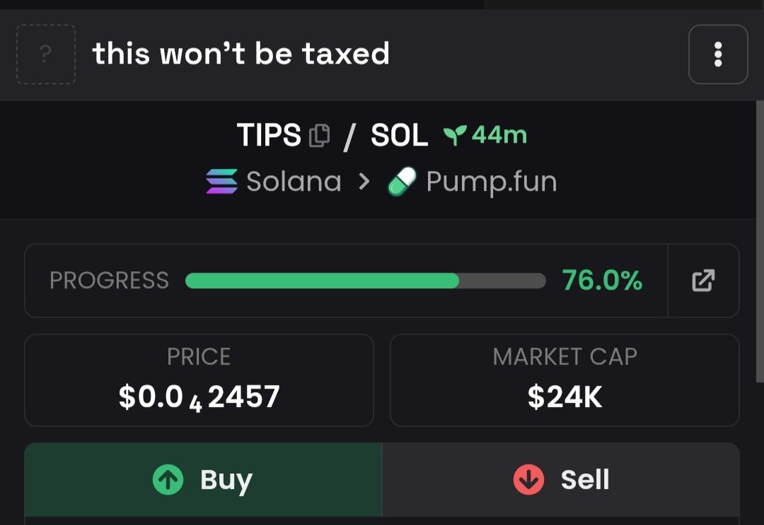 Just The Tip ($TIPS) | NTM.ai