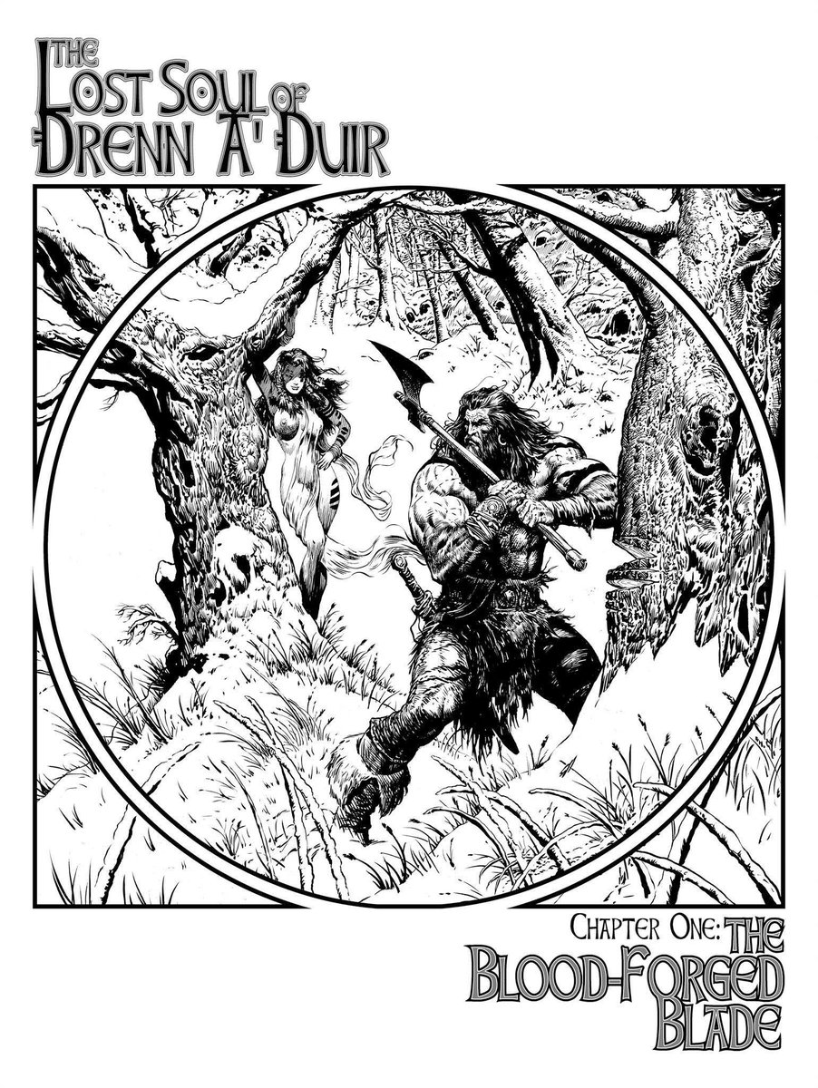 「Liam Sharp just dropped this title splash page for his next 」Benの漫画