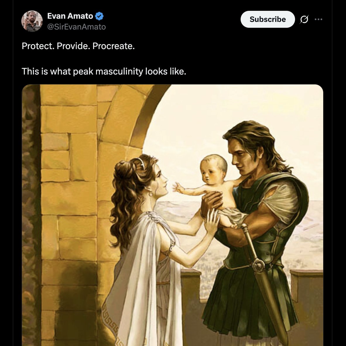 Hector And Andromache Troy