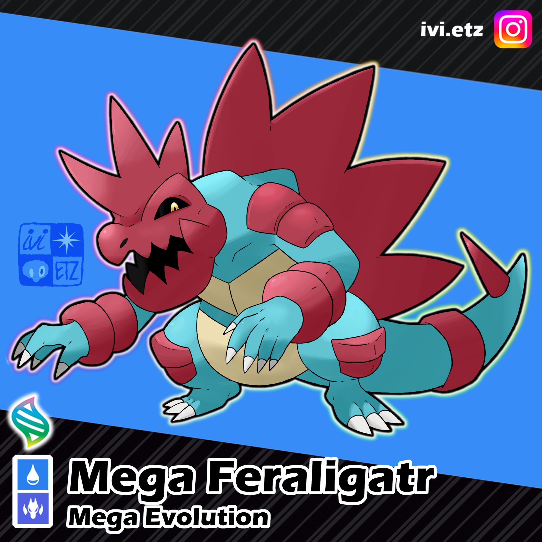 Pokemon Mega Evolution Feraligatr