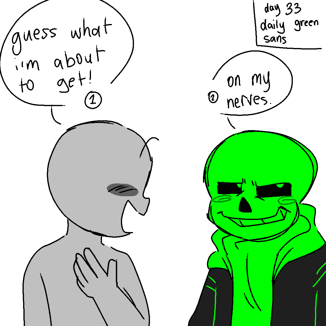 day 33. 💚 #greensans