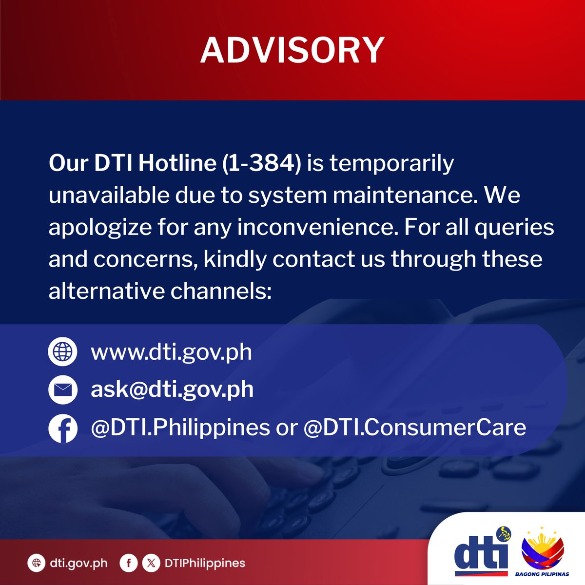 DTI Philippines @DtiPhilippines X Profile | Muskviewer