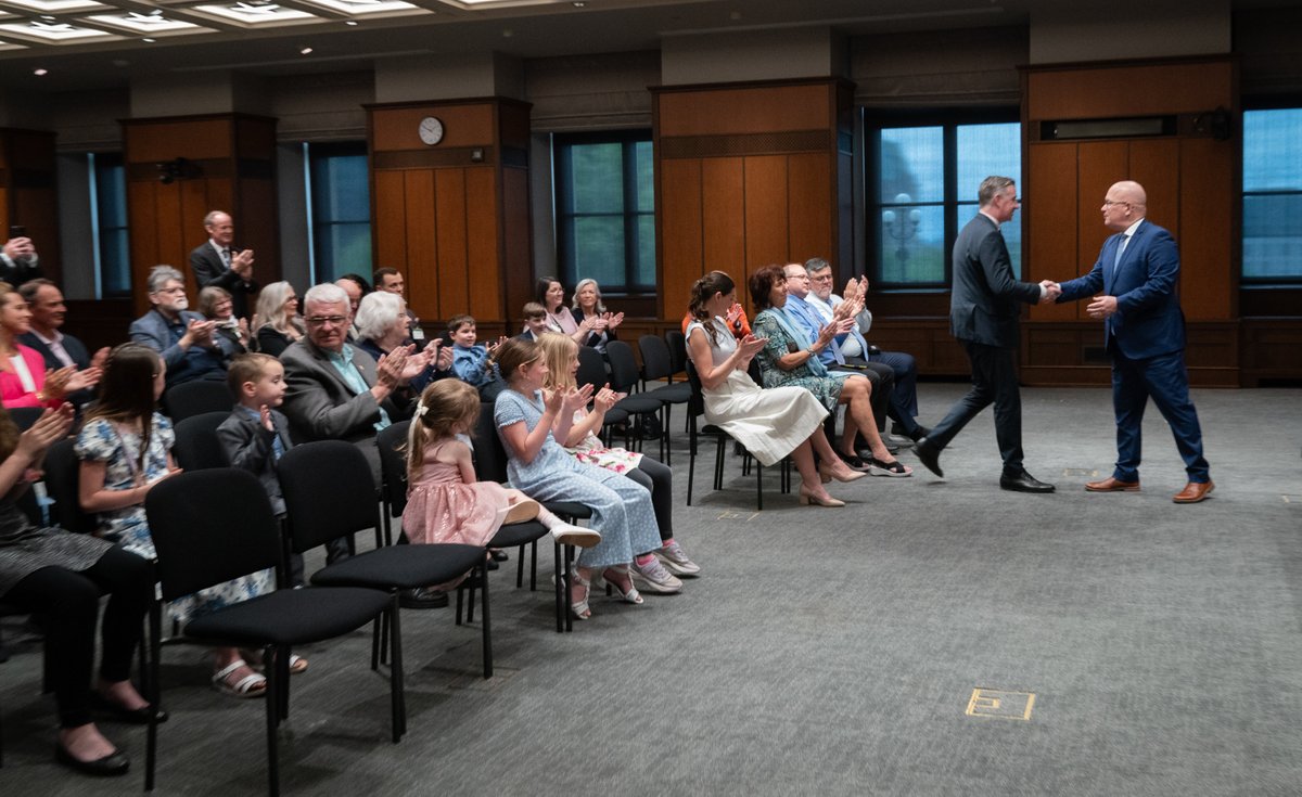 Canadian MPs Eric Melillo, Laila Goodridge, Michael Kram, Mel Arnold ...
