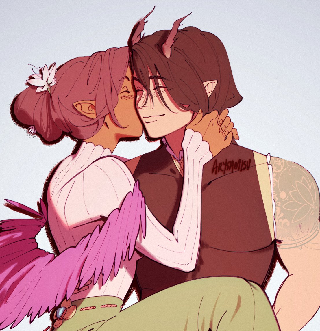 「I did the shadows wrong y_y 」|arysa 🍡 comms (3/3)のイラスト