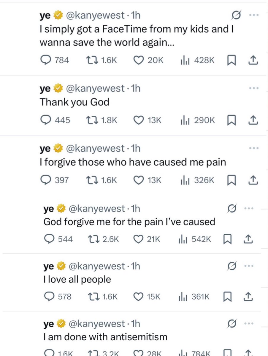 Kanye West Says He's Done With Antisemitism, Seeks Forgiveness After ...