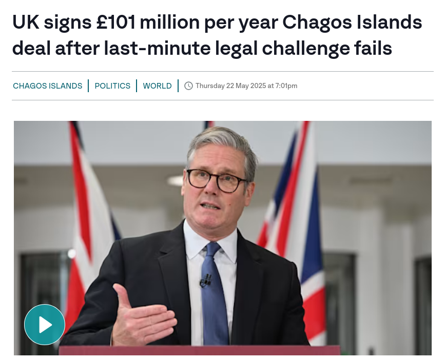 Kazzab @Mmuizzu you promised to file Chagos appeal within first 100 ...