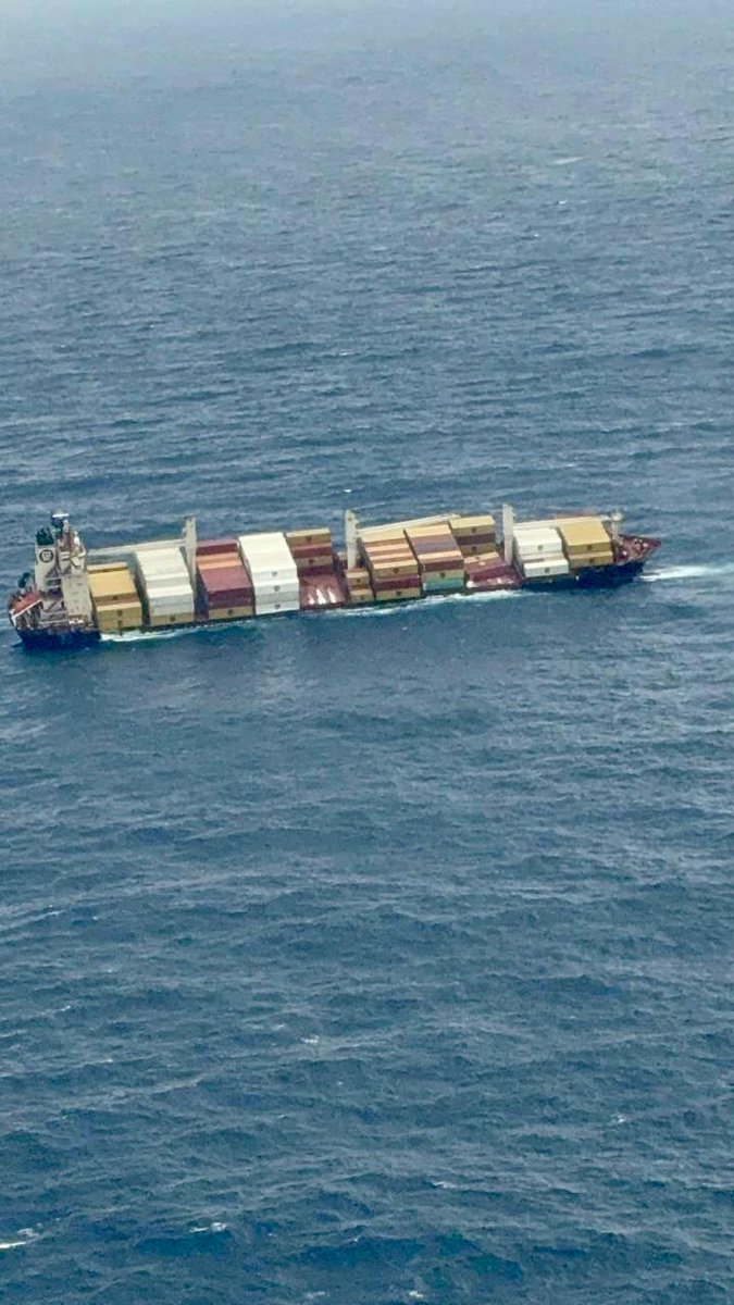Liberian Ship MSC ELSA 3 With Hazardous Cargo Sinks Off Kerala, All 24 Crew Rescued, No Oil ...