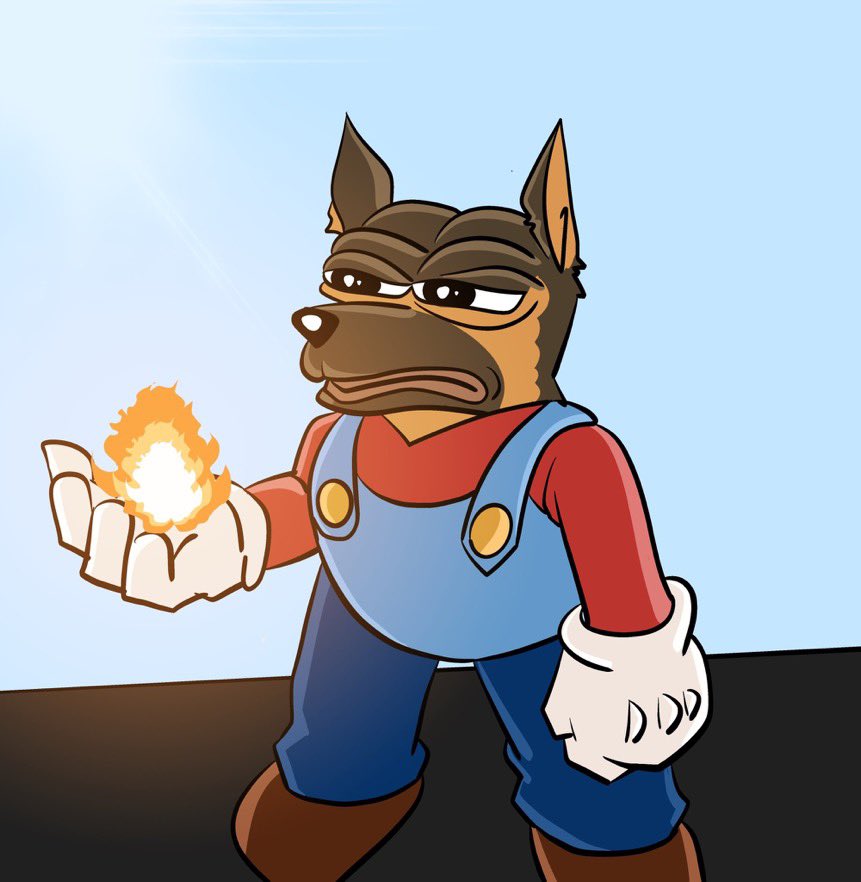 Ventende Hund Meme Manimal