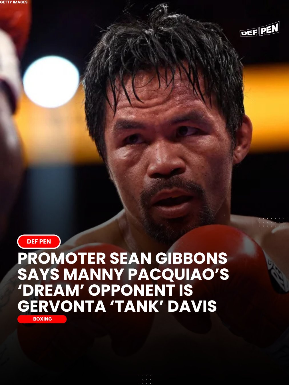 Manny Davis Manny Pacquiao Eyes Gervonta Davis Fight After Barrios