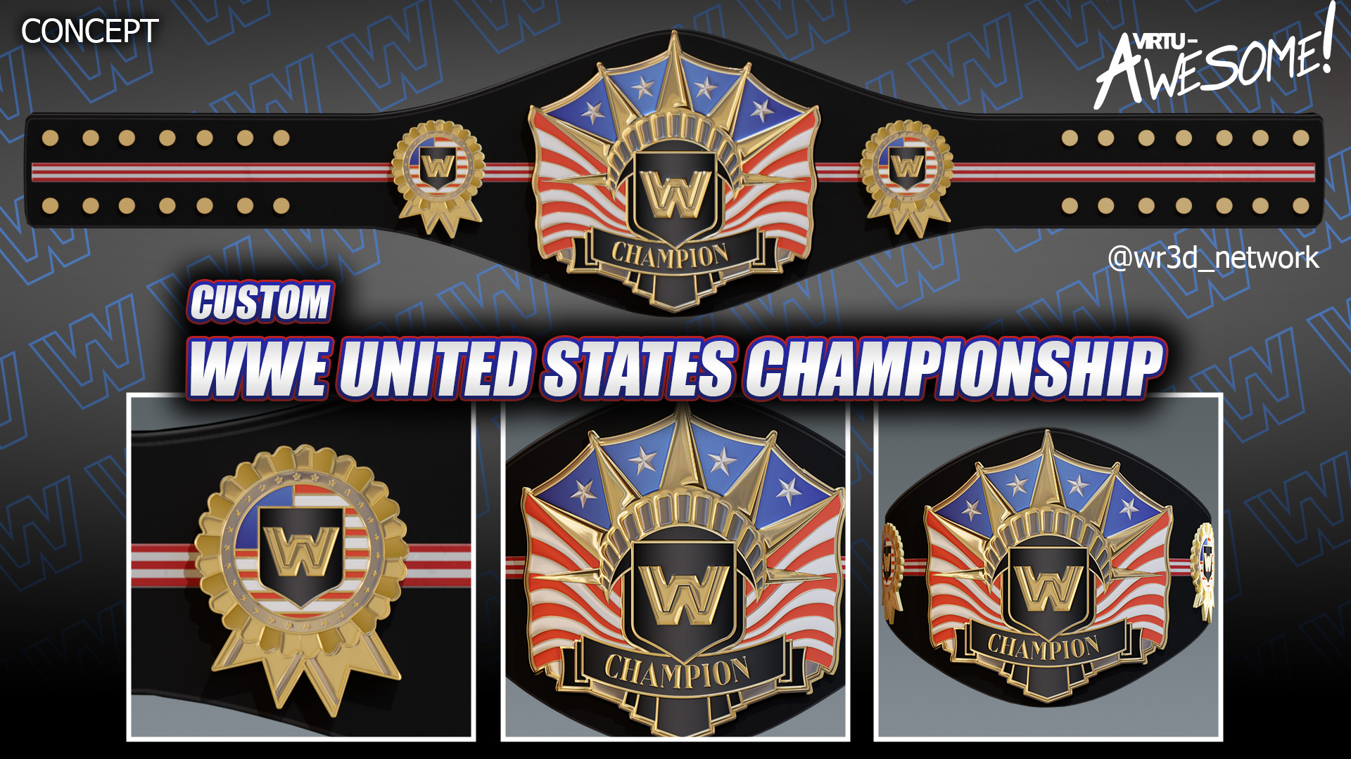 Wwe United States Championship New Logo