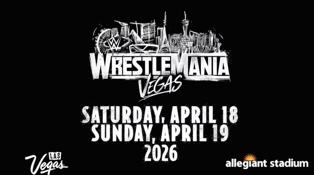 WrestleMania 42 Set for Two-Day Event at Allegiant Stadium in Las Vegas ...