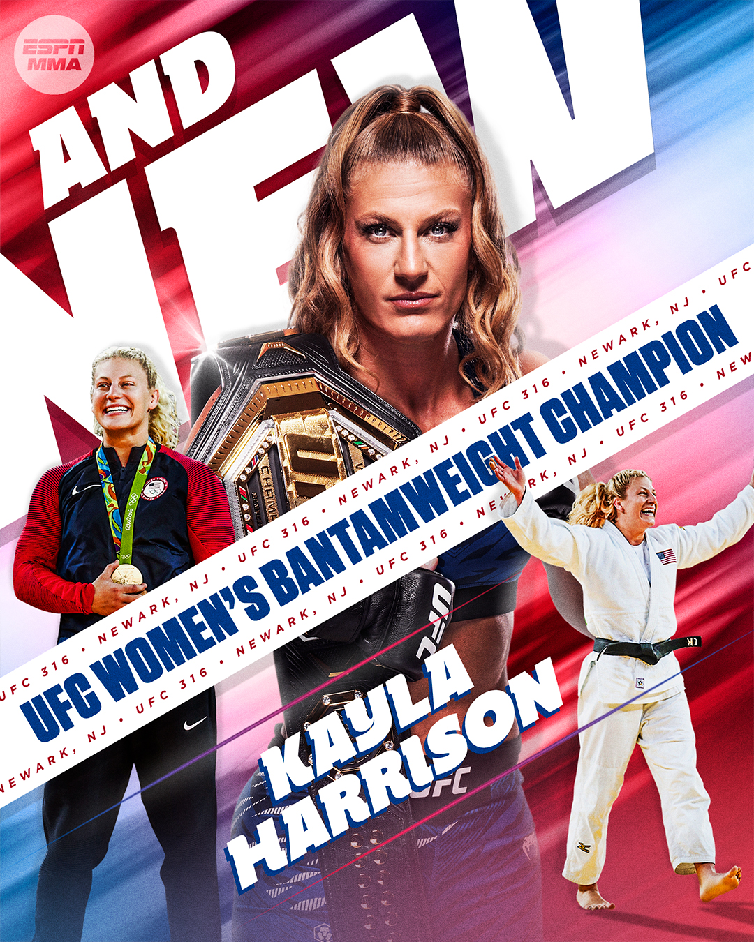 Ufc Female Fighters Poster