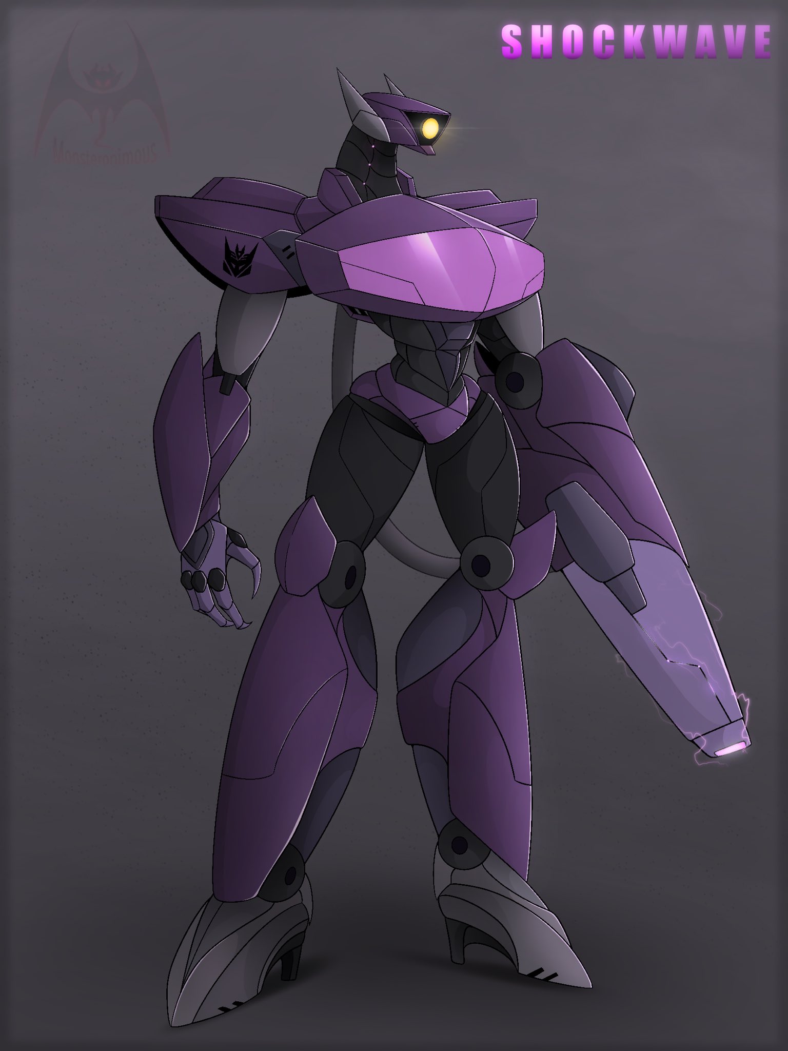 Transformers Animated Purple Shockwave