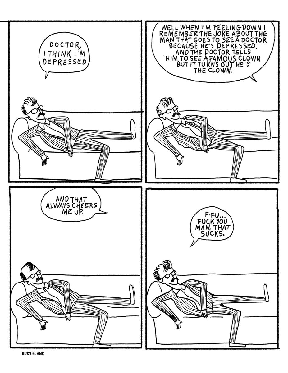 「clown joke 」Rory Blankの漫画