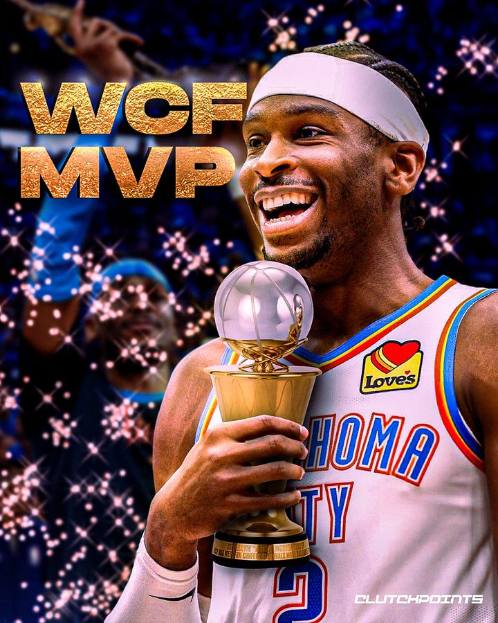 2025 서부 컨퍼런스 파이널 MVP - SGA - MANIA