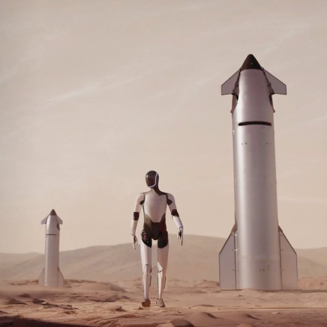 SpaceX to Land Starship With Tesla Optimus Robot on Mars in 2026 ...