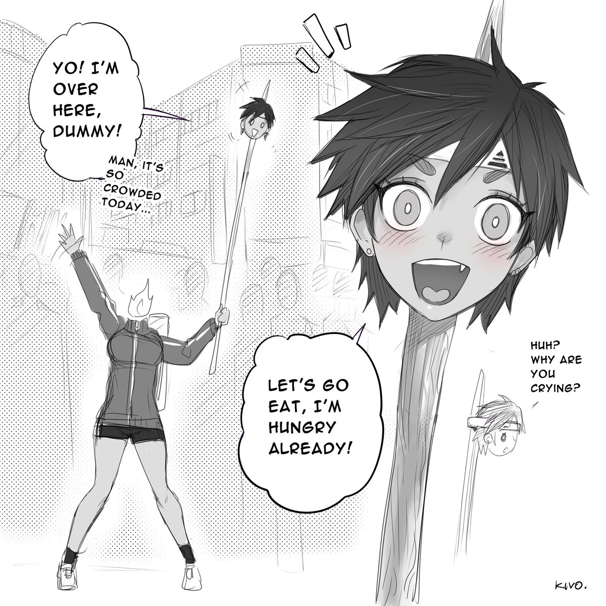 「Dullahan Tomboy Girlfriend Crybaby 」kivo🍦の漫画