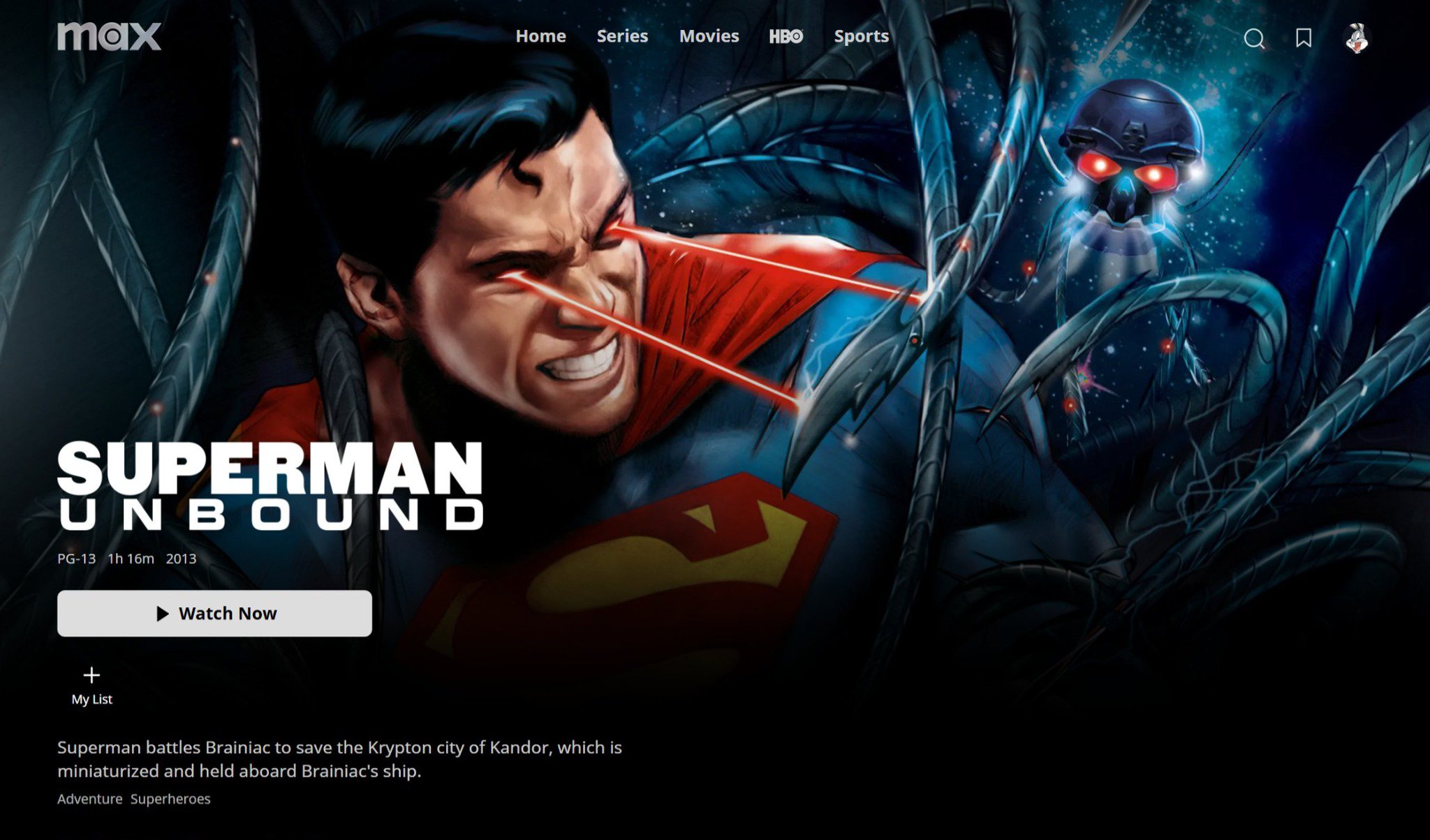 Superman Unbound Poster