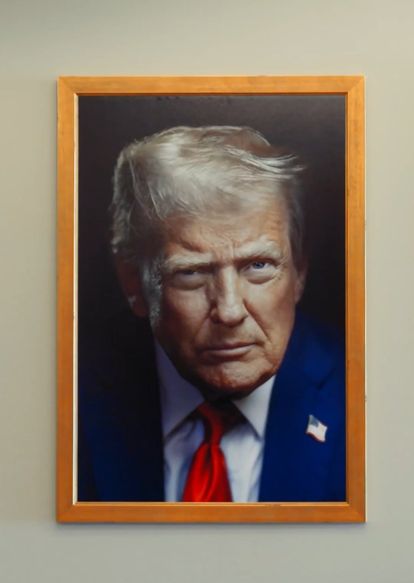 White House Unveils New Official Portrait of President Trump for Second ...