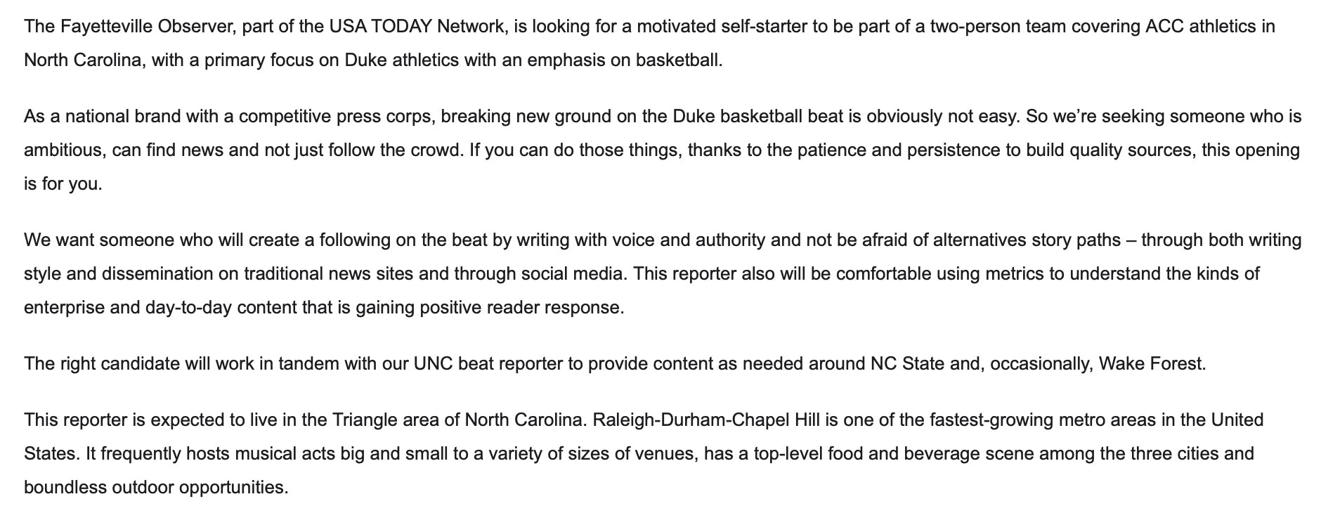 Fayetteville Observer Logo