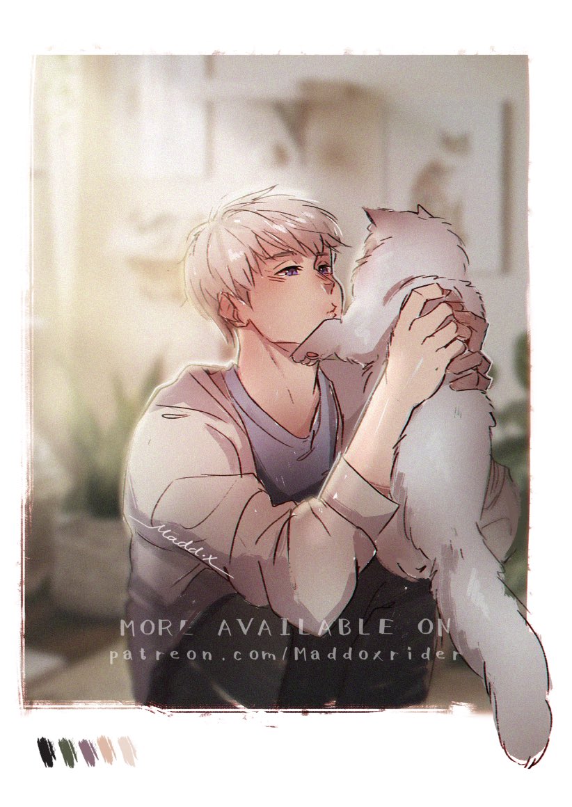 「sleepy baby #Xavier #沈星回 #恋与深空 #恋と深空 #러브」|Maddox 🔜 MelbNova 🇦🇺のイラスト