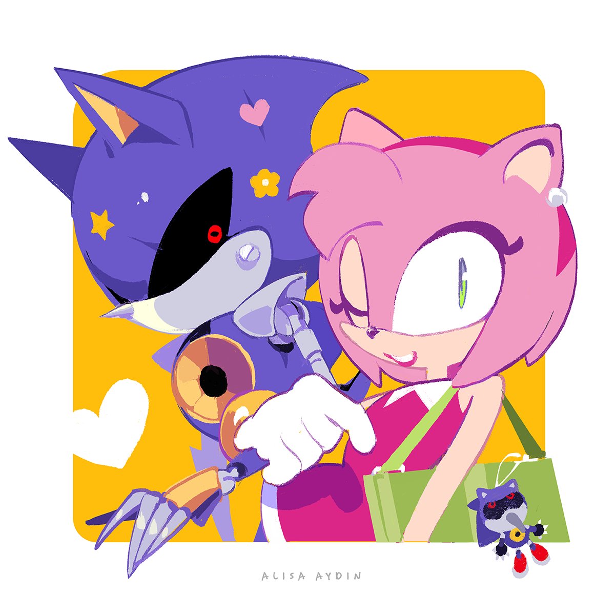 エミー・ローズ 「I have two sides of art」|Alisa Aydinのイラスト