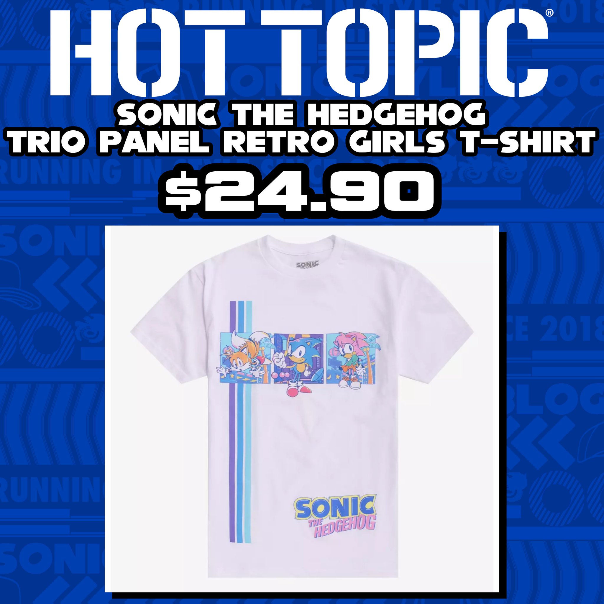 Sonic The Hedgehog Shirt Hot Topic