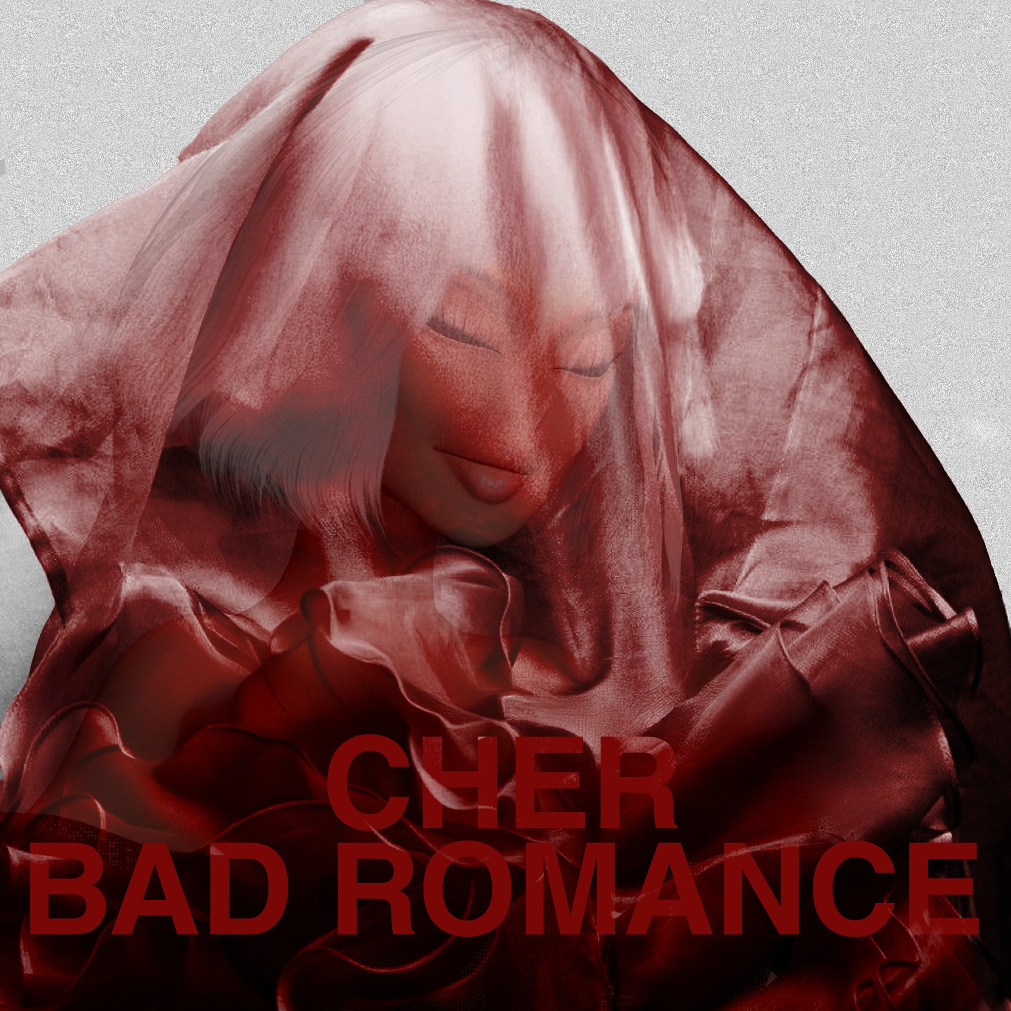 Lady Gaga Bad Romance Single Cover