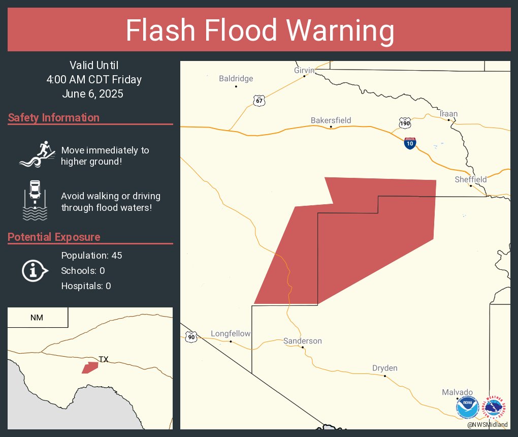 PDS Tornado, Flash Flood, 81 MPH Winds and 3-Inch Hail Hit Texas and ...