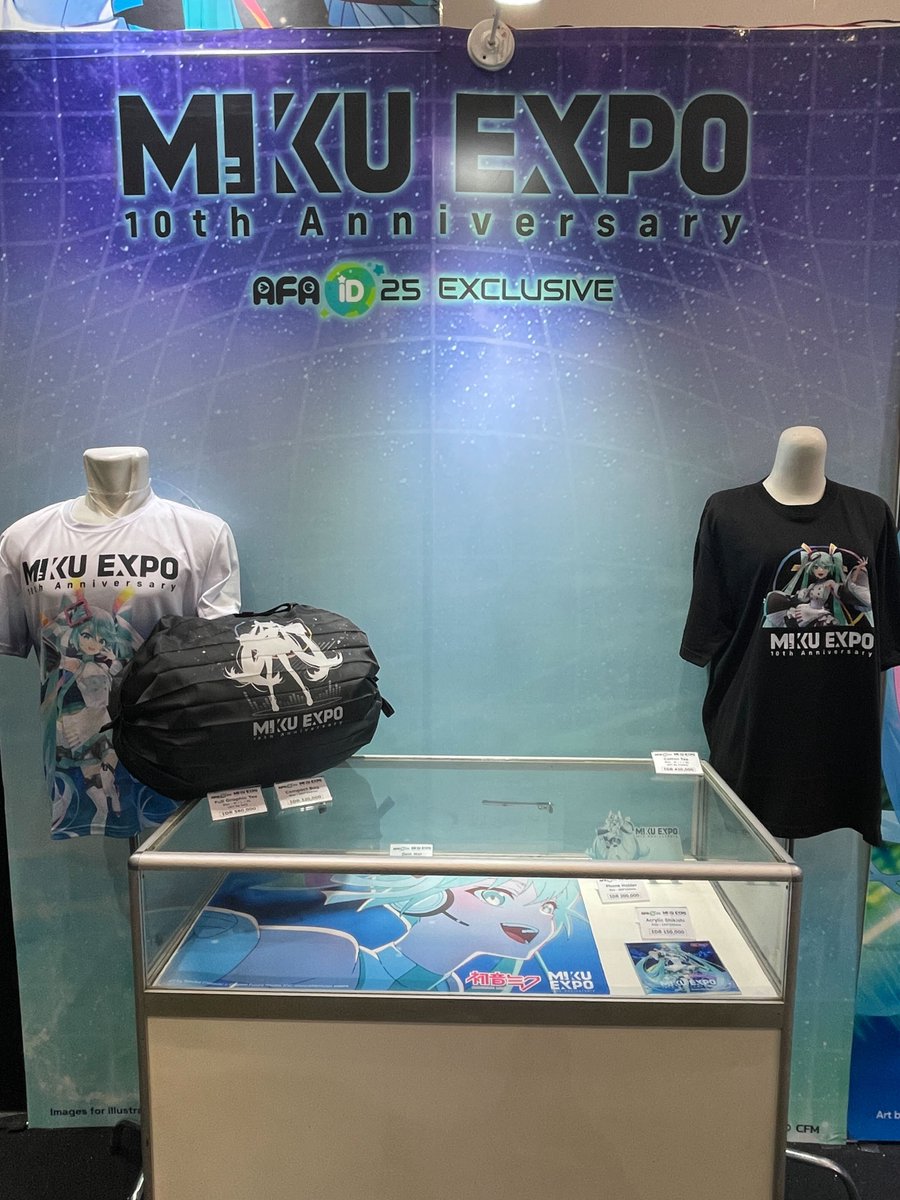 MIKU EXPO 10th Anniversary Booth is happening at the AFA Indonesia ...