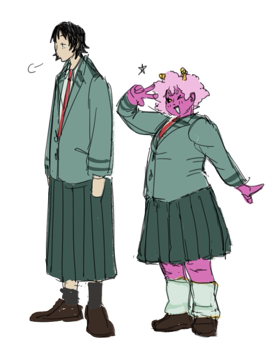 芦戸三奈 「girl seromina」|bo IS STUDYING HARD!!!!!!のイラスト