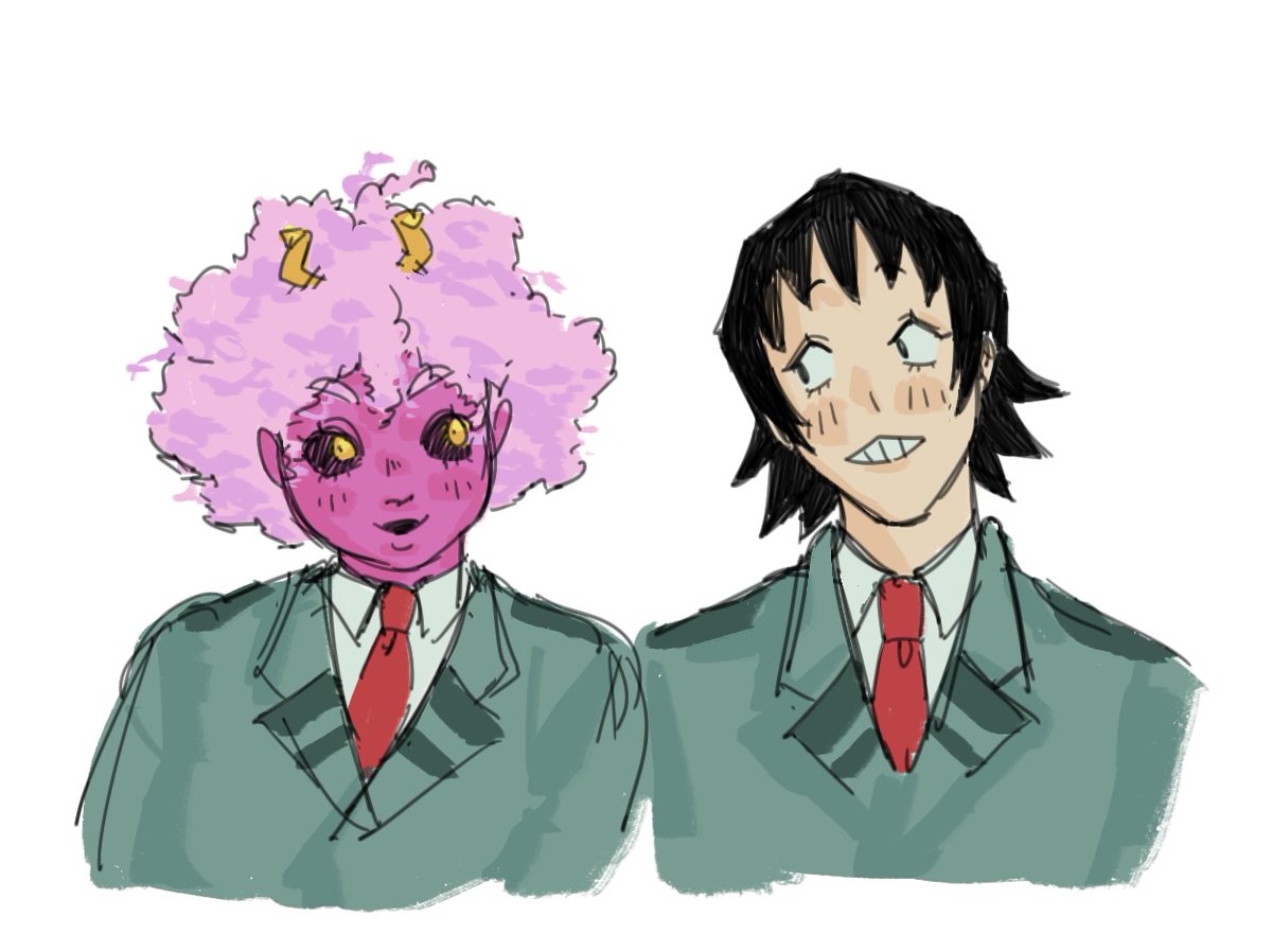 芦戸三奈 「girl seromina」|bo IS STUDYING HARD!!!!!!のイラスト