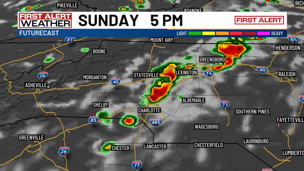 First Alert for Charlotte Area With Feels-Like Temps in Mid-90s ...