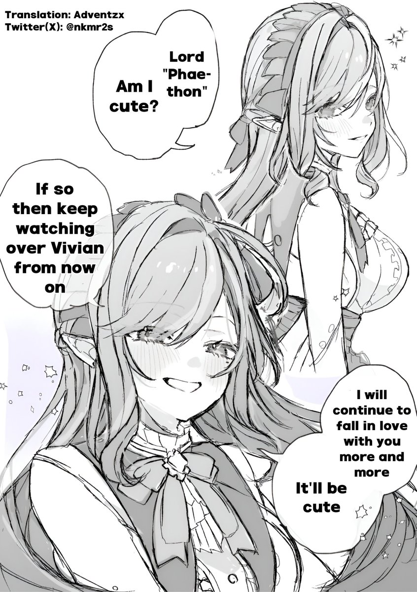 「Vivian will always be cute 」Adventzxの漫画