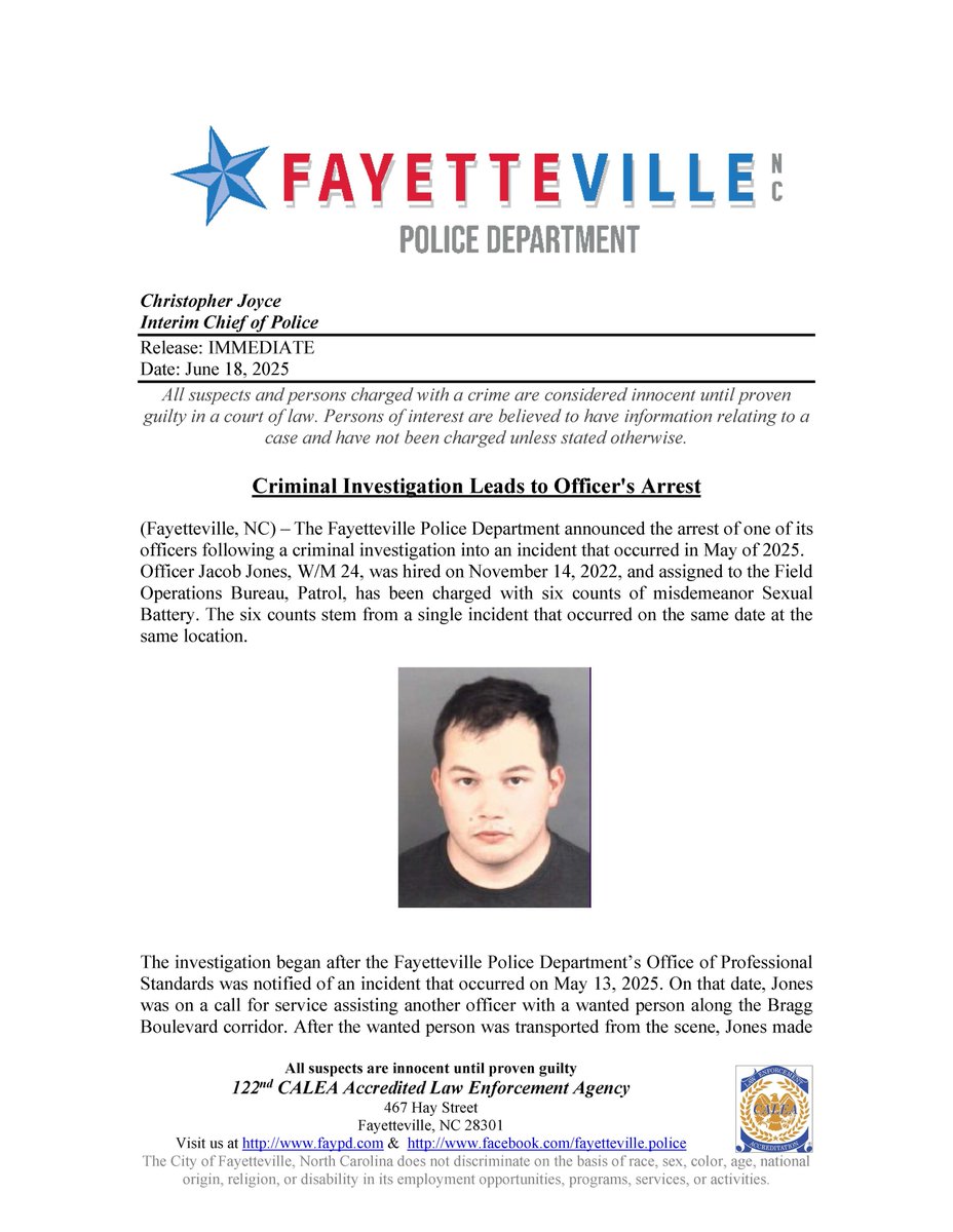 Fayetteville North Carolina Arrest Records