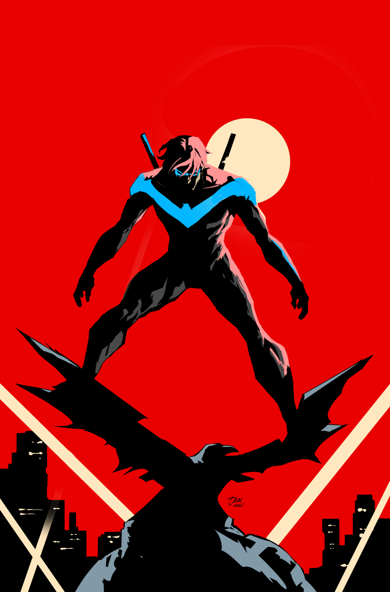 Red Nightwing Wallpaper Hd