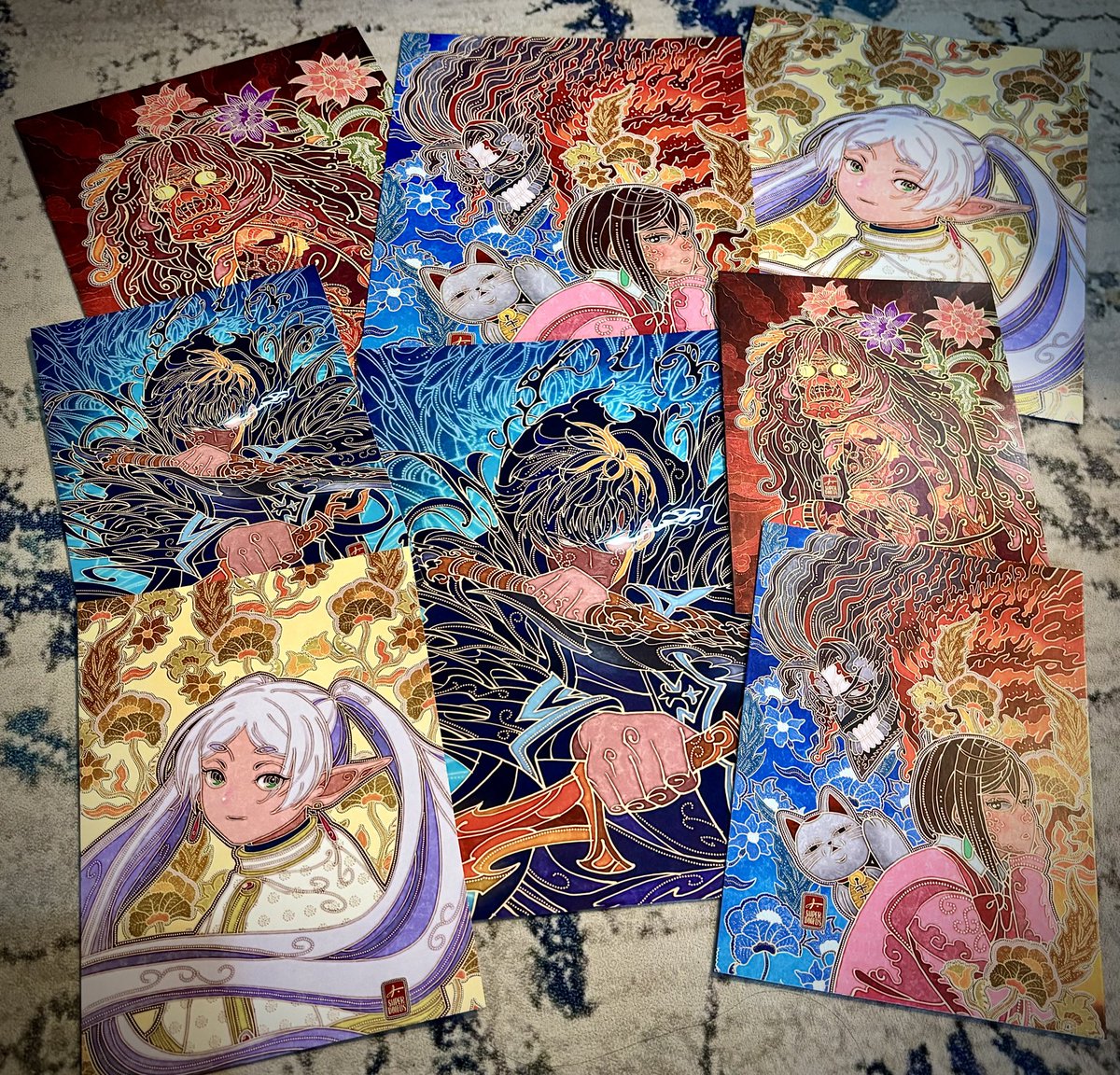 フリーレン 「Awaiting the courier to pick up the parc」|Arif Rafhanのイラスト