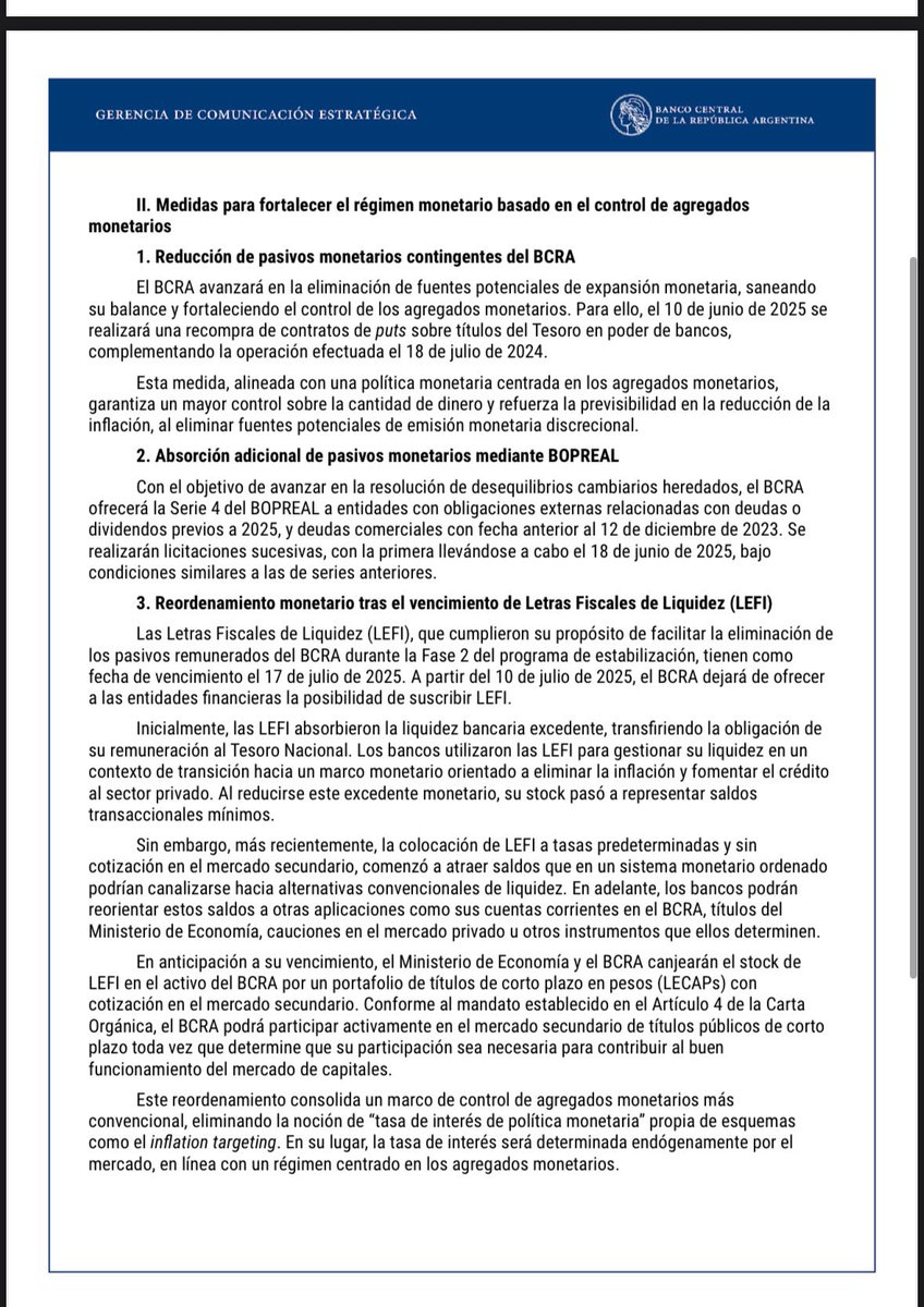 Argentina’s Central Bank Launches $2 Billion REPO June 11, Ends LEFIs ...