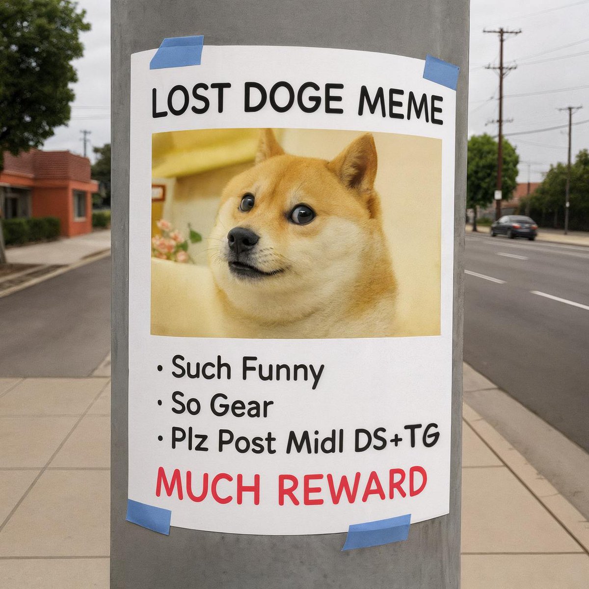 Lost Doge Meme Original