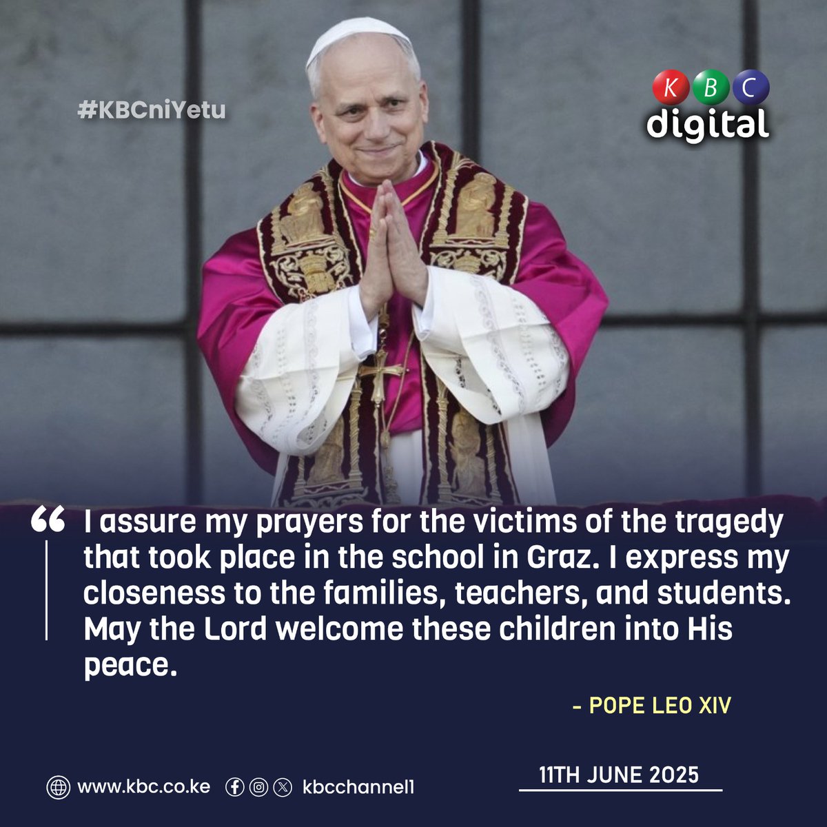Pope Leo XIV mourns Graz school shooting victims, discusses migration and peace with Spain’s ...