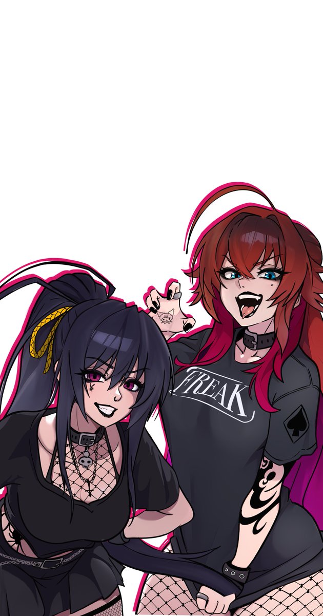 姫島朱乃 ,リアス・グレモリー 「Fan request」|Redpostit (Comm closed)のイラスト