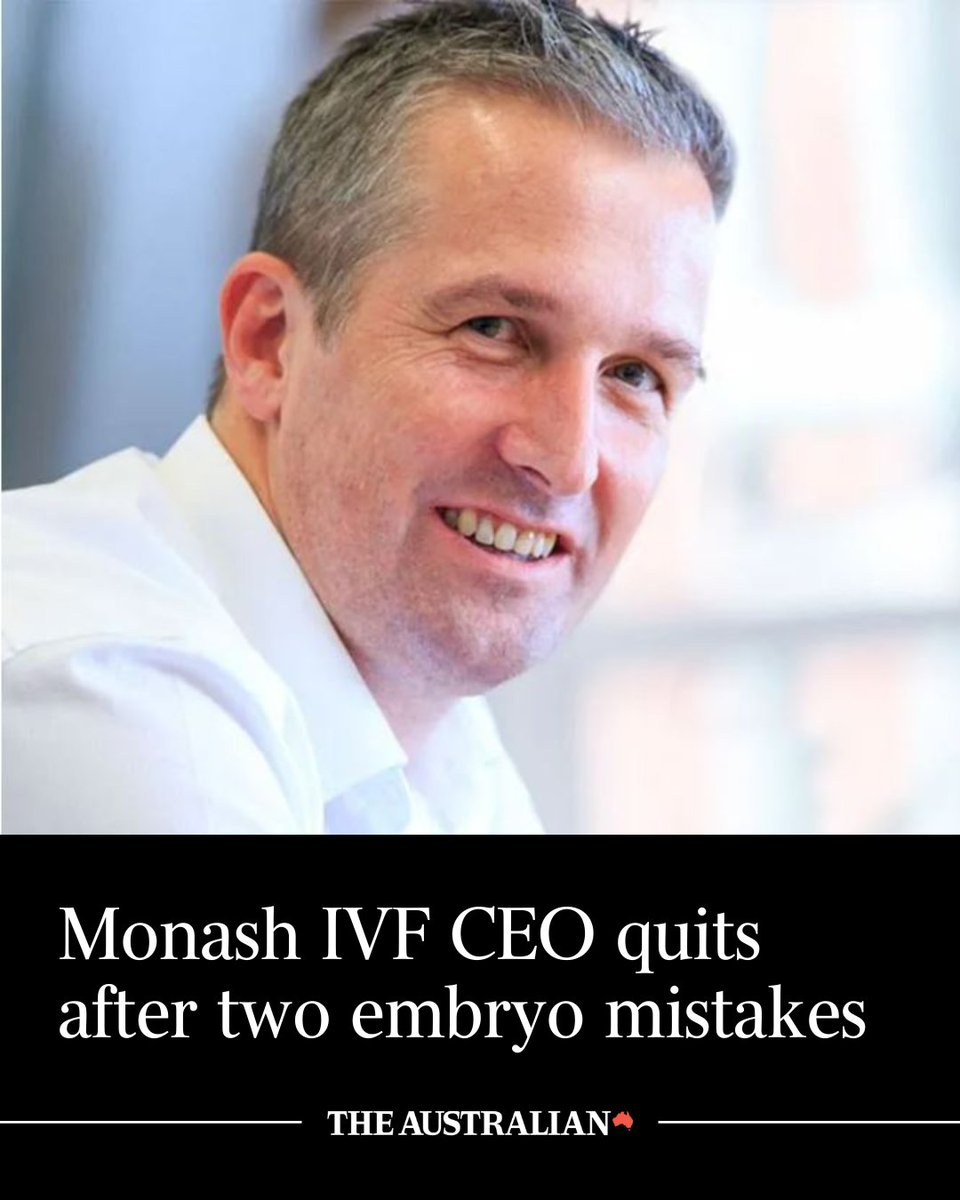 Monash IVF CEO Michael Knaap Resigns After Second Wrong Embryo Transfer ...