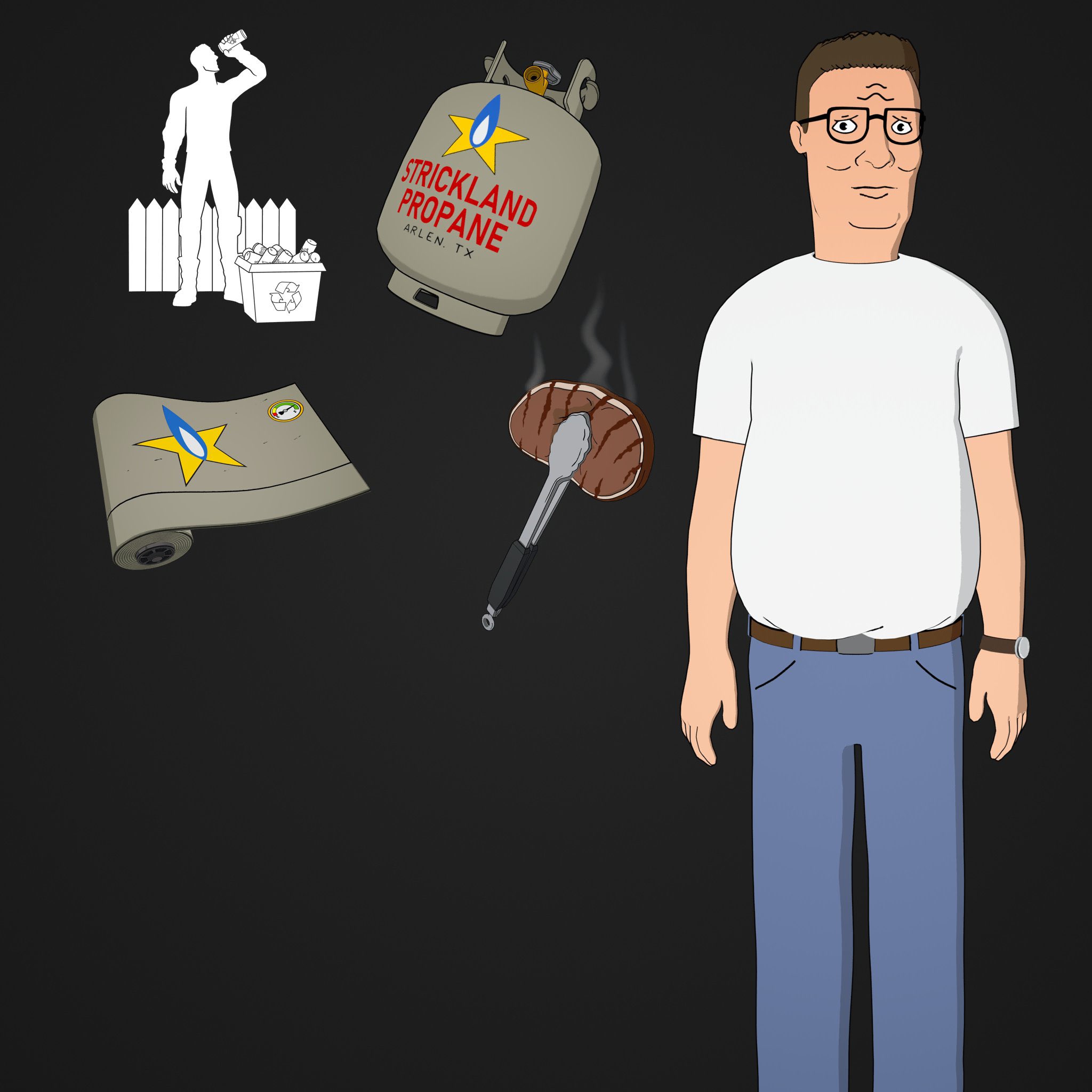 Strickland Propan Hank Hill Hank Hill Assistant Manager Strickland