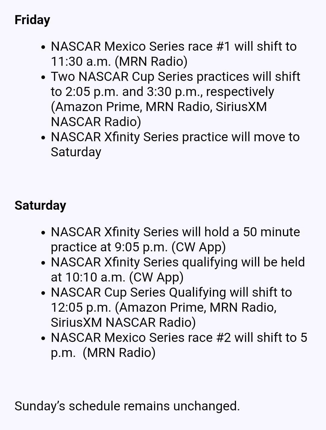 Nascar 2013 Schedule Pdf