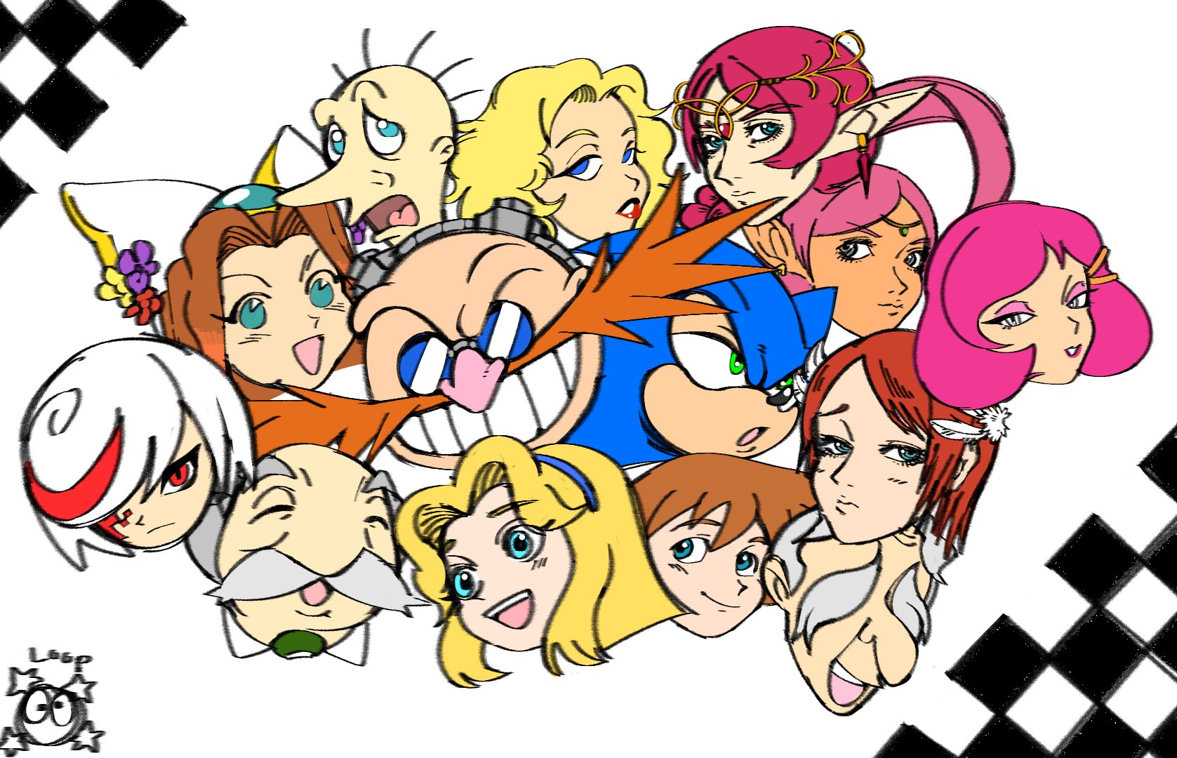 Sonic The Hedgehog Characters As Humans